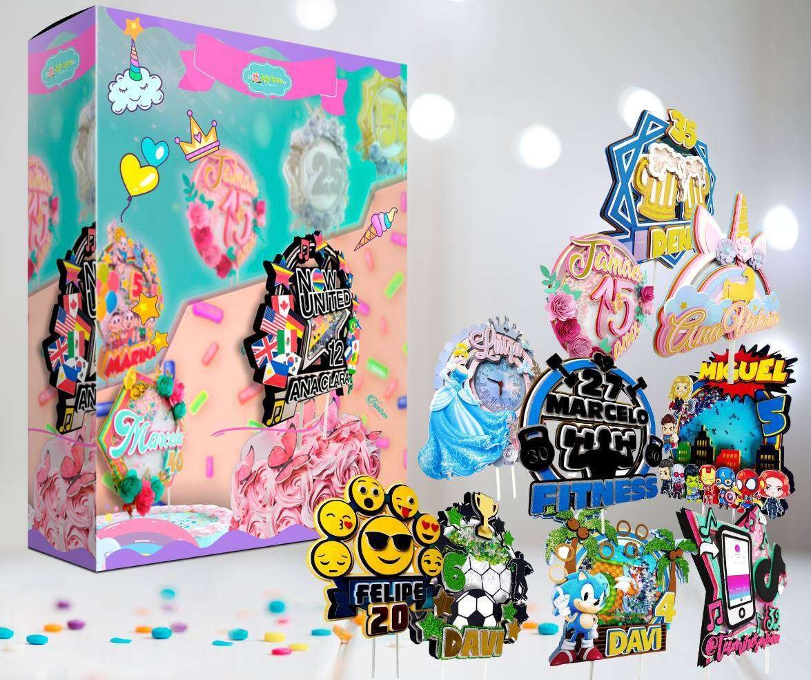 TOPPERS CAKE - July love kits