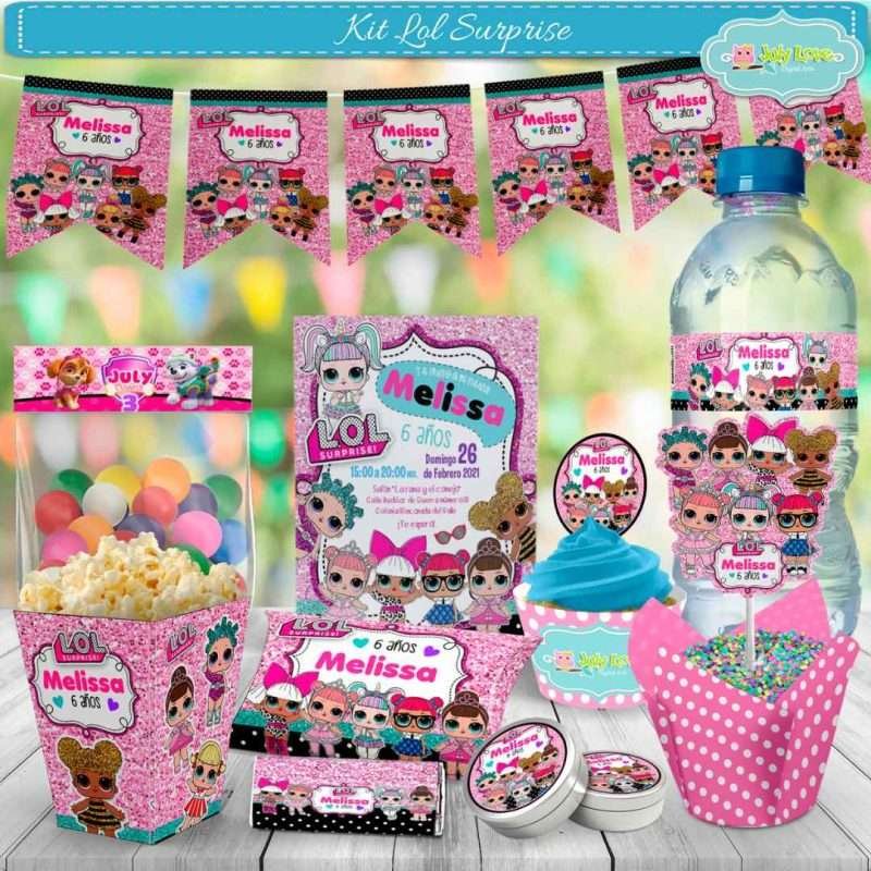 Kit Imprimible Lol Surprise – July love kits